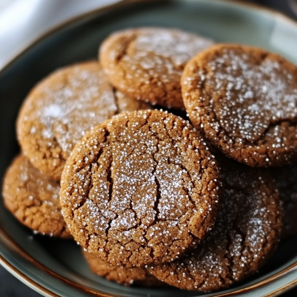 Chewy Gingerbread Cookies