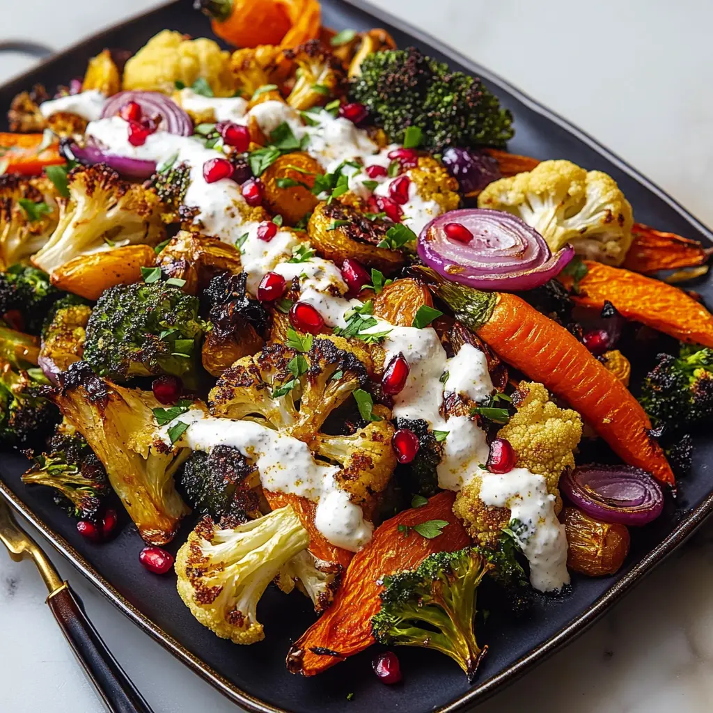 Giant Roasted Vegetable Platter - Smash Healthy