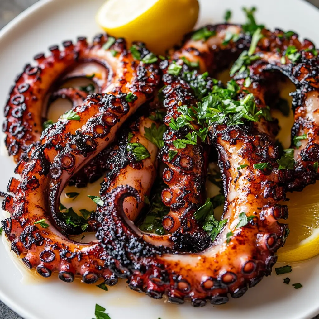 Homemade Grilled Octopus Recipe - Smash Healthy