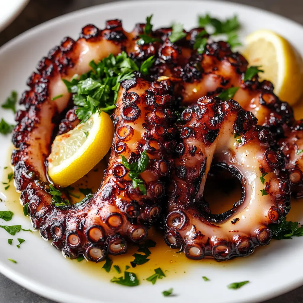 Homemade Grilled Octopus Recipe - Smash Healthy