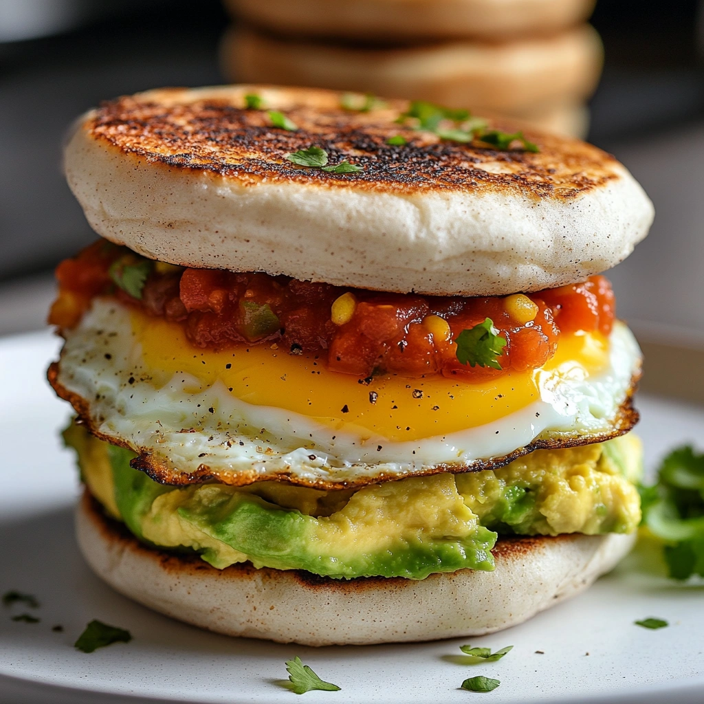 Huevos Rancheros Breakfast Sandwich