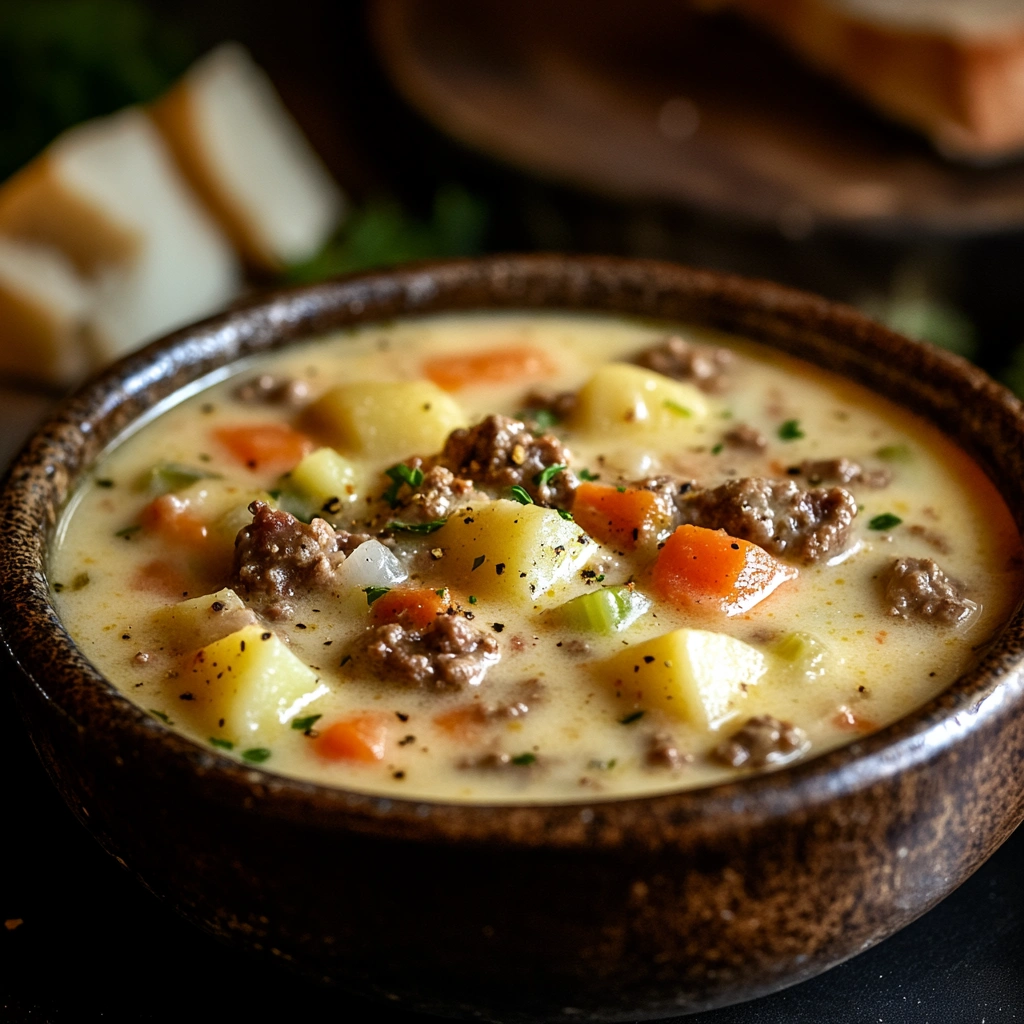 Cheeseburger Soup Recipe